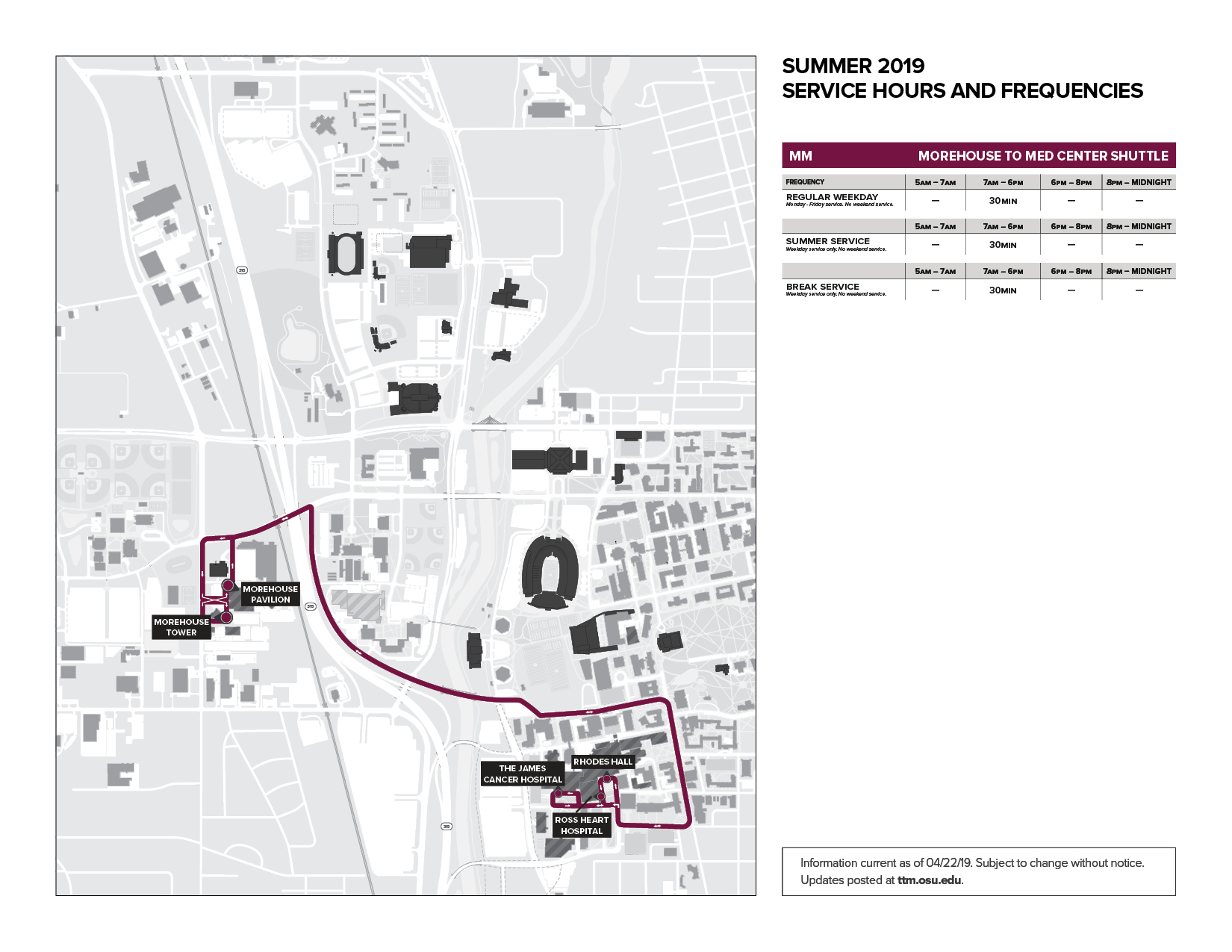 CABS Routes Detoured June 1 for College Road Closure | Transportation ...