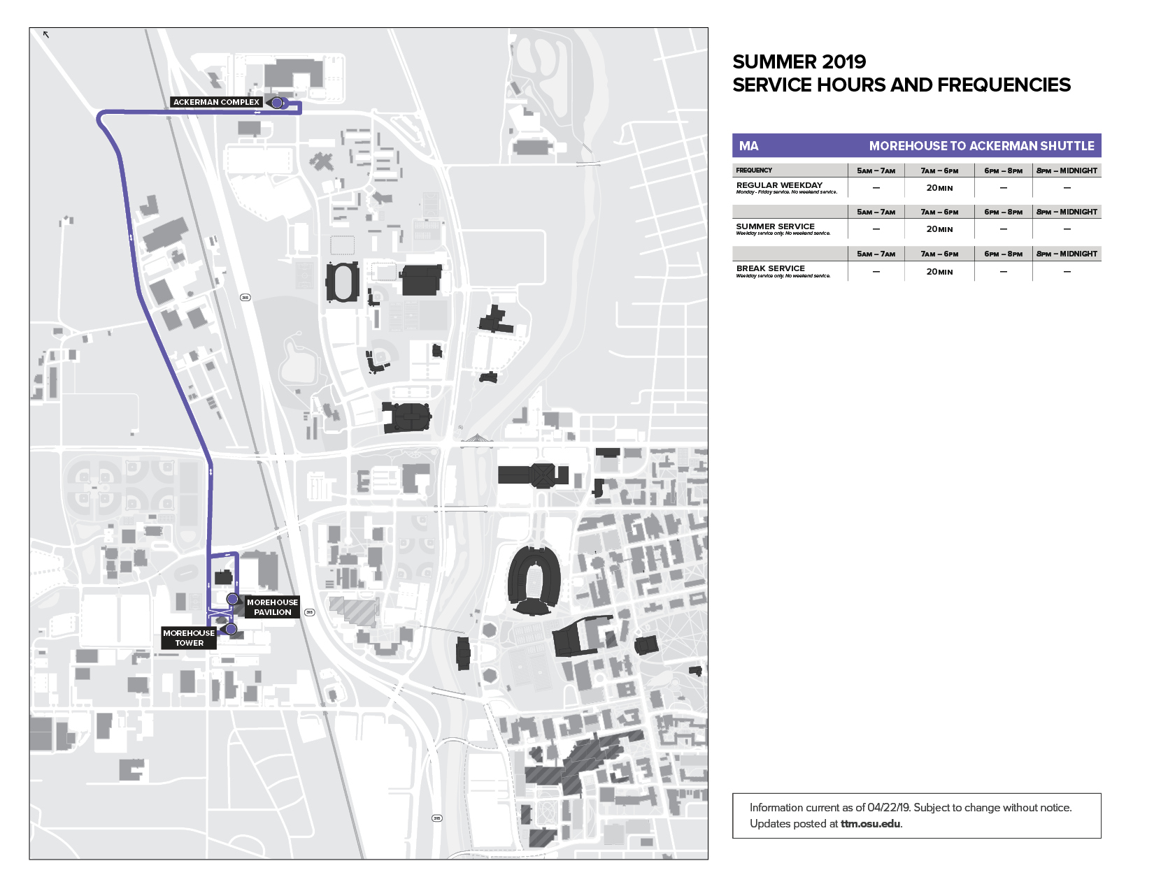 CABS Routes Detoured June 1 for College Road Closure | Transportation ...