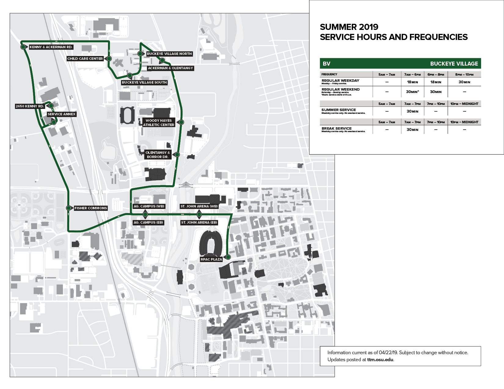 CABS Routes Detoured June 1 for College Road Closure | Transportation ...